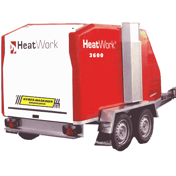 Hyr Tjältiningsaggregat, HeatWork 3600 - Hyres-Maskiner